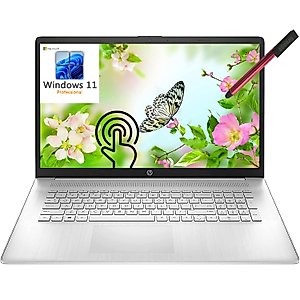 HP [Windows 11 Pro] Envy 17 17.3" FHD Touchscreen Business Laptop, Intel Quad-Core i7-1165G7 up to 4.7GHz, 64GB DDR4 RAM, 2TB PCIe SSD, WiFi 6, Backlit Keyboard, Fingerprint Reader, 64GB Flash Drive