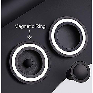 Magik Magnetic Supersonic Hair Dryer Accessories Metal Wall Mount Holder Hanger for Dyson and Other Hair Dryers Bathroom Toothbrush Makeup Cosmetic Shelf Rack Caddy Storage Organizer (Large, Black)