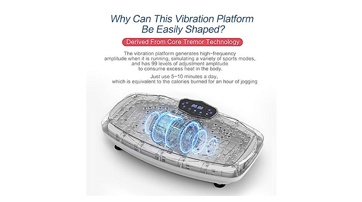 Nimto Vibration Plate Exercise Machine for Whole Body Fitness