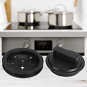 Zerodis Garbage Disposal Drain Plug Splatter Guard, ABS Material Garbage Disposal Stopper Sink Stopper Food Waste Disposer Accessory for Home