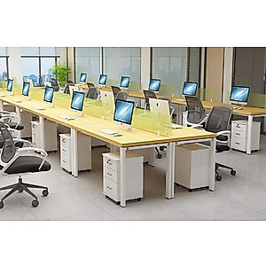 YUZDNM Wooden Desk Storage Box with Lockable Drawers - Solid Wood Desk Organizers - A4 Office Supplies/Receipt File Organizer, Flat File Cabinet (Color : Brown)