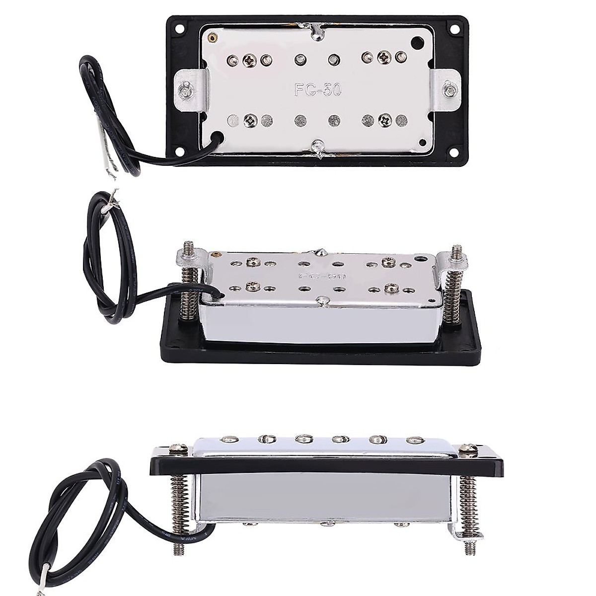 Neck Bridge Pickup Humbucker Guitar Pickup Set with Mounting Screws Guitars Accessory