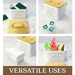 Dryer Sheet Holder , Dryer Sheet Dispenser , Laundry Storage Containers , Laundry Containers for Organizing , Dryer Sheet Container , Laundry Containers , Laundry Room Containers , dryer sheet box