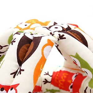 IUMÉ Toddler Baby Safety Helmet, Adjustable Baby Safety Helmet Head Protector Children Headgear Infant Protective Cap Printed Head Guard