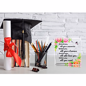 WhatSign Graduation Gifts for Her - 2024 Graduation Gifts for Kids Acrylic Keepsake Paperweight Middle High School College Graduation Gifts for Her Him