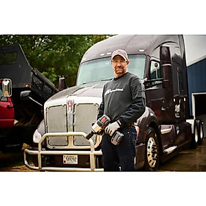 Ingersoll Rand W8191-K2 1" 20V Cordless Impact Wrench 2 Battery Kit, 2000 ft-lb Torque, Friction Ring Thru-hole, Pistol