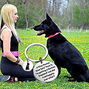 TGBJE German Shepherd Gift A Wise Women Getting a German Shepherd She Lived Happily Ever After German Shepherd Mom/Dad Gift (German Shepherd)