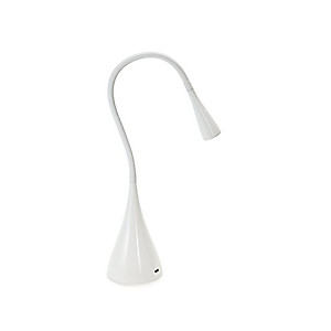 Newhouse Lighting NHGS-LED-WH Gooseneck LED Desk Lamp, USB Charging, Touch Dimming, 4.5" x 26" x 4.5", White