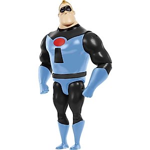 Mattel Disney and Pixar The Incredibles Action Figure, Mr Incredible Collectible Toy in Signature Look, 8-inch with Movable Joints