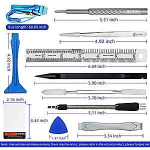 HengTianMei Screwdriver Sets 141 Piece Electronics Precision Screwdriver with 120 Bits Magnetic Repair Tool Kit for iPhone, MacBook, Computer, Laptop, PC, Tablet, PS4, Xbox, Nintendo, Game Console