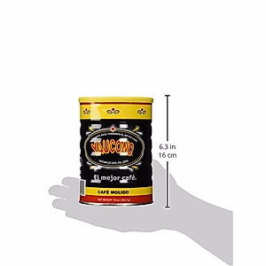 Yaucono Ground Coffee, Medium Roast, 10 Ounce Can (Pack of 2)