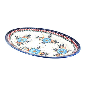 Blue Rose Polish Pottery Kristi Large Platter