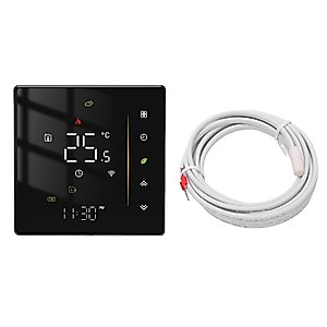 Professional Smart Thermostat,APP Control, WIFI,Programmable,Intelligent Temperature Control for Efficient Energy Usage,Remote Access,95 240VAC,Ideal for Electric Floor Heating