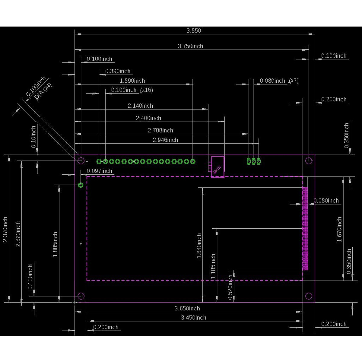 SparkFun 20x4 SerLCD - RGB Backlight (Qwiic) - Black on Red/Green/Blue Display Communicate with Serial I2C SPI 3.3V Logic and Power