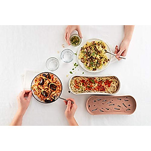 Lekue Quick Microwave Pasta Cooker, one size, Terracotta