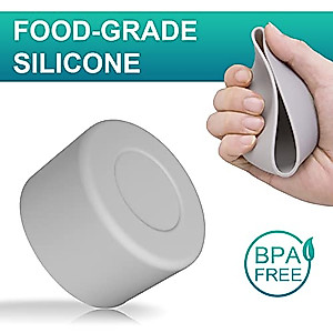 MLKSI 2Pcs Silicone Boot for Stanley Cup Accessories, Protector Silicone Water Bottle Bottom Sleeve for Stanley 40 oz 30 oz Tumbler Simple Modern Tumbler with Handle, Pink and White