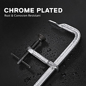 Jorgensen Bar Clamps, 12-Inch Light-duty Drop Forged Steel Bar Clamps for Woodworking and Welding, 2 Pack