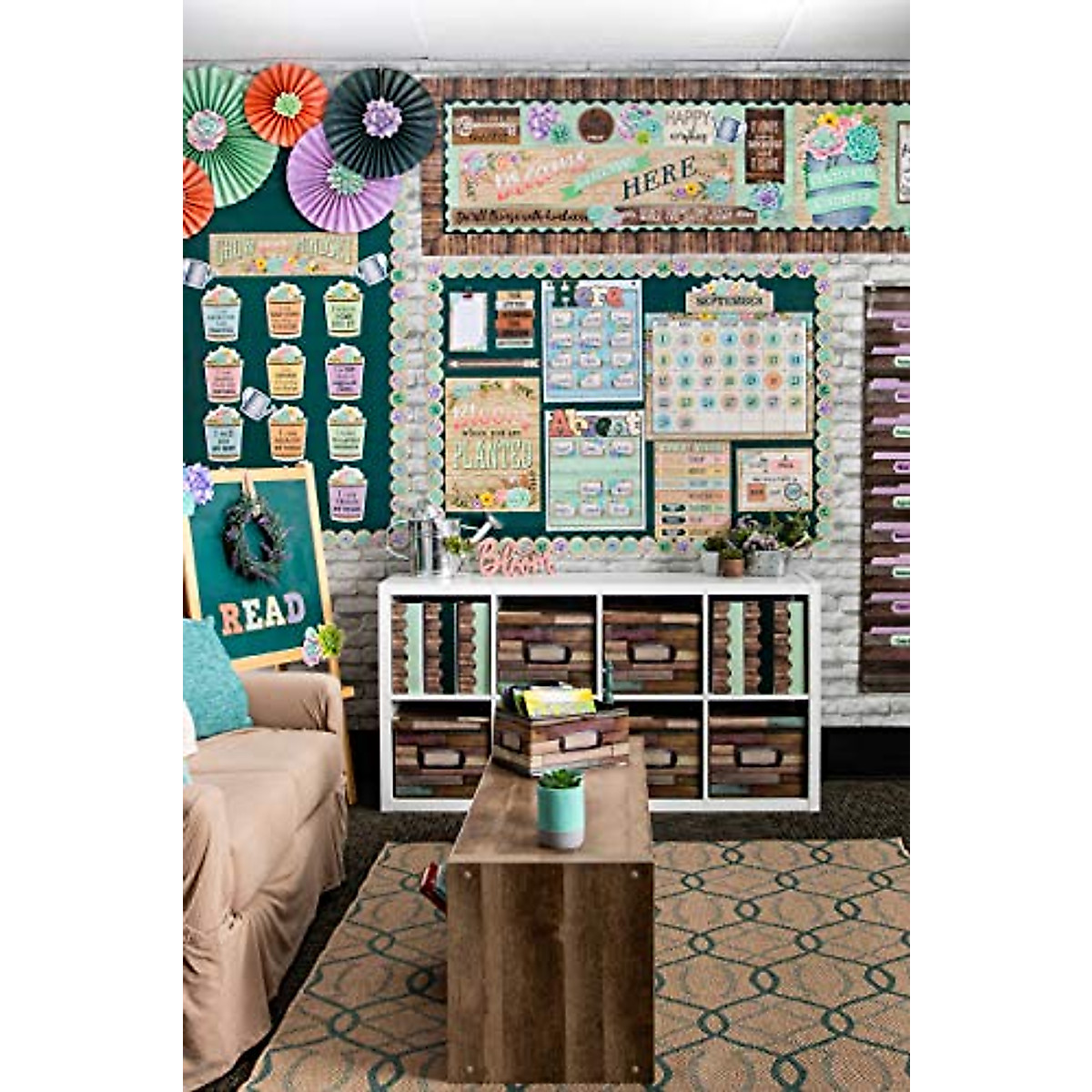 Teacher Created Resources Reclaimed Wood Storage Bin (20914)