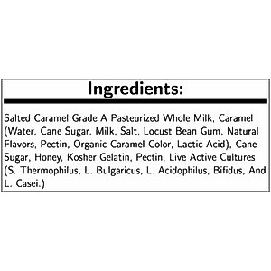 Noosa 4 Ounce Salted Caramel Yoghurt, 4 count per pack - 6 per case.