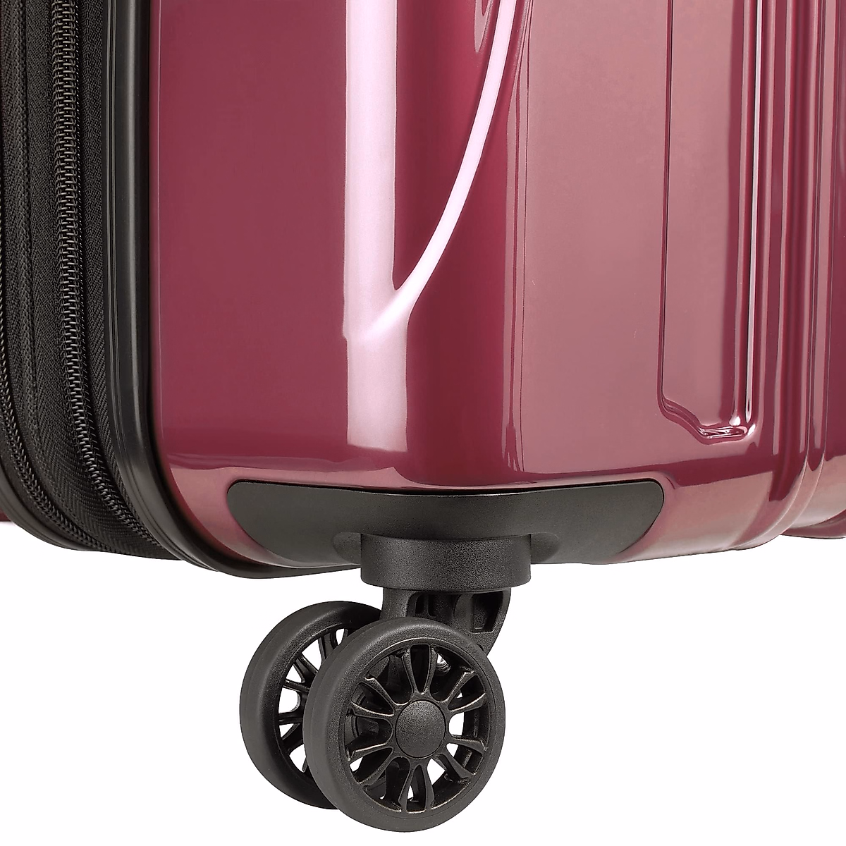 DELSEY PARIS Helium Aero Hardside Expandable Luggage with Spinner Wheels, Peony Pink, 2-Piece Set (21/25)