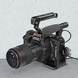 SmallRig Ergonomic Handle with Locating Holes for ARRI, Anti-Off Designed Cold Shoe Adapter - 2165