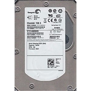 Seagate Cheetah 15K.5 146GB 3.5" Internal Hard Drive (ST3146855SS) (Renewed)