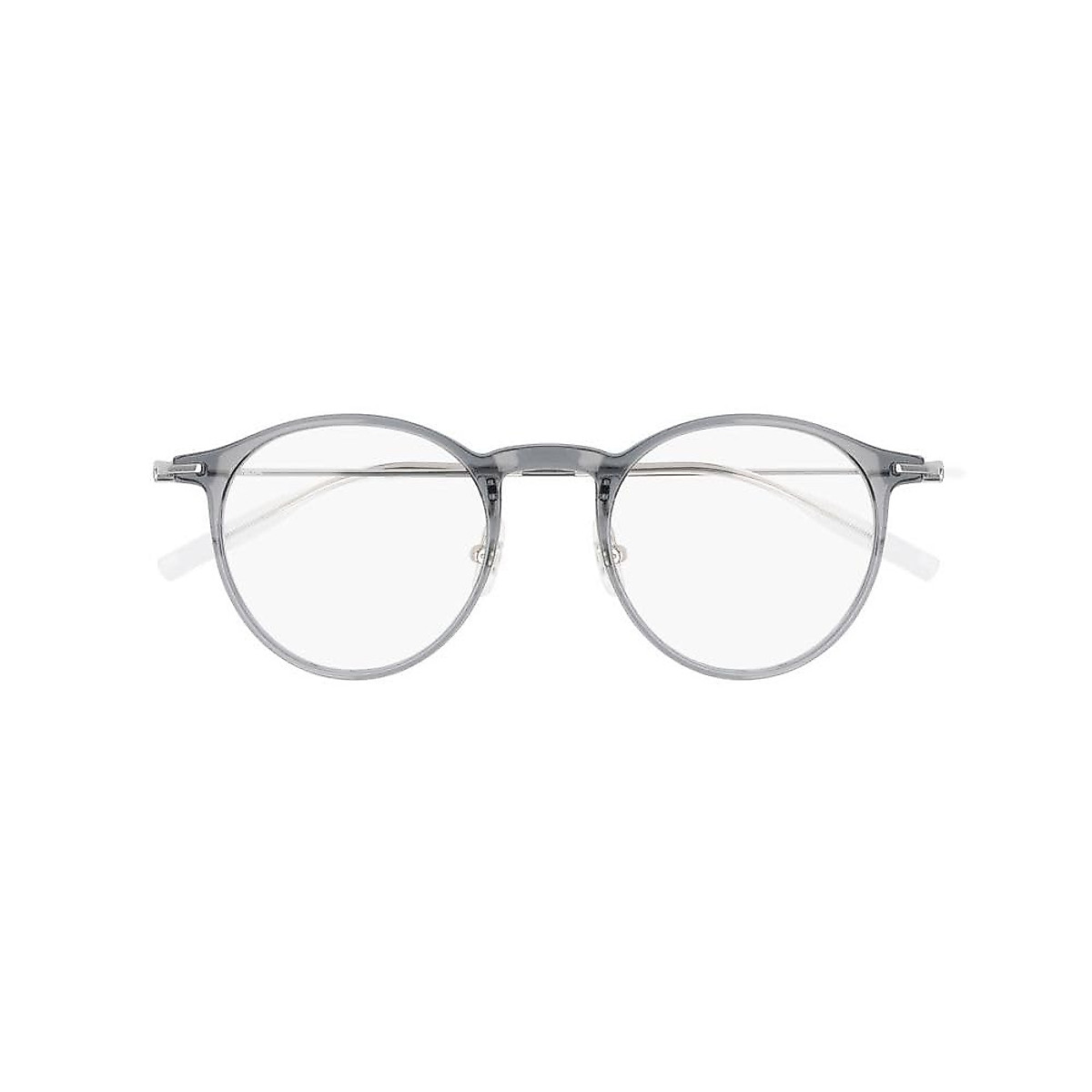 Montblanc Pantos Eyeglasses MB0099O 001 Gray/Silver/Transparent 48mm 0099