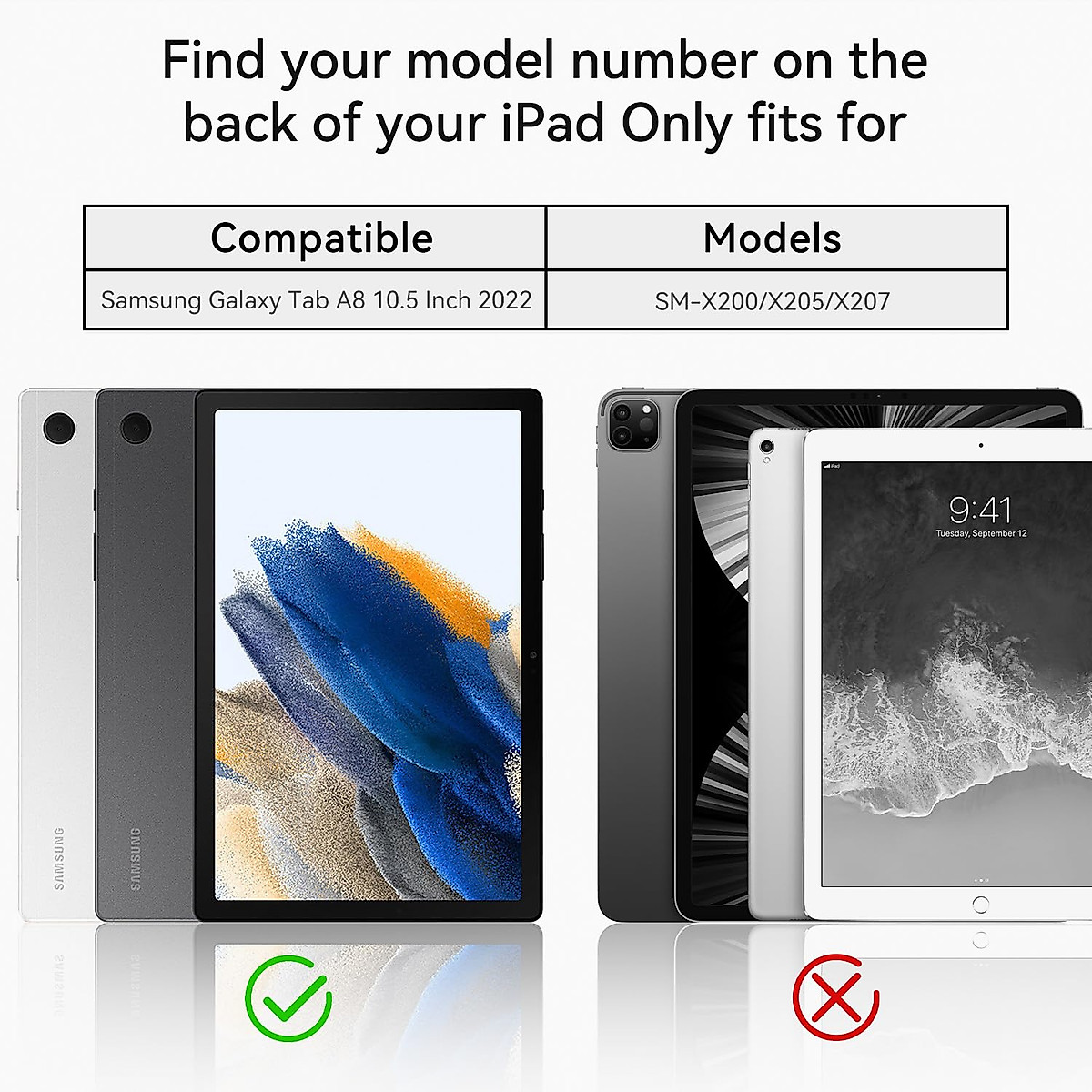 Stweap for Samsung Galaxy Tablet A8 Case 10.5 inch 2022 SM-X200/X205/X207 with Screen Protector [360 Rotating Stand] &Hand Shoulder Strap Shockproof Rugged Protective Cover|Black