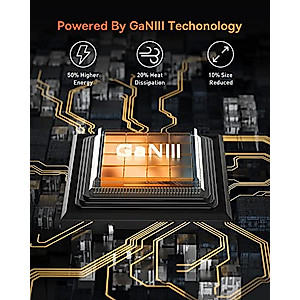 USB C Charger, Baseus 100W PD GaN3 Fast Wall Charger Block, 4-Ports [2USB-C + 2USB] Charging Station with 5ft AC Cable for Steam Deck,MacBook Pro/Air, USB-C Laptop, iPhone 13, Samsung Galaxy, etc