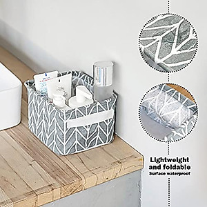 ReNext Storage Bins, Foldable Colors Storage Bin Closet Toy Box Container Organizer Fabric Basket