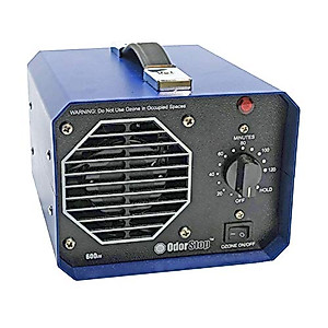 OdorStop OS600UVFBA Travel/Mini Size Ozone/UV Air Purifier for Areas of 600 sq ft and above