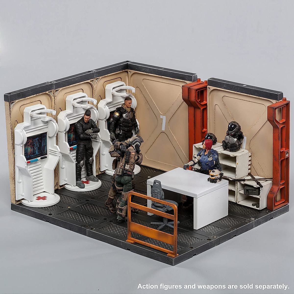 1/18 JoyToy Building Depot: Medical Area Military Model Toy for 1/18 Scale JoyToy Action Figures