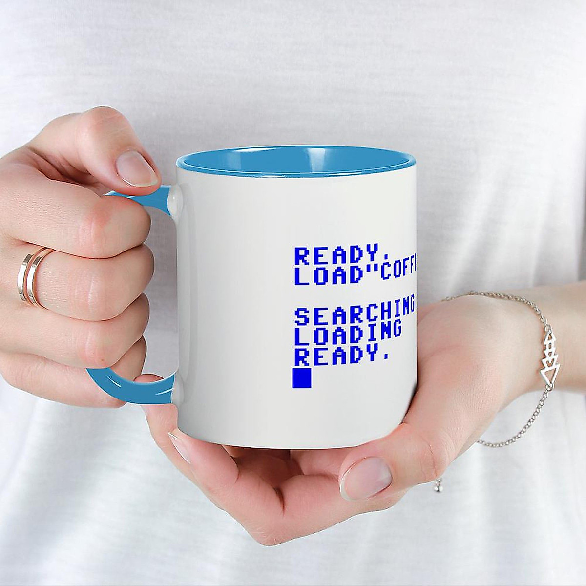 CafePress Commodore 64 Load Coffee Mug Ceramic Coffee Mug, Tea Cup 11 oz