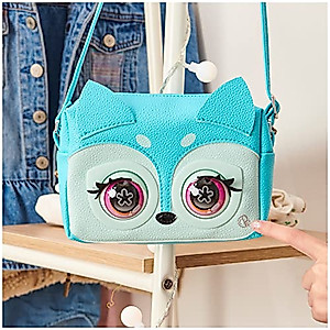 Purse Pets, Fierce Fox Interactive Pet Toy & Crossbody Kids Purse with Over 25 Sounds and Reactions, Shoulder Bag for Girls, Trendy Tween Gifts