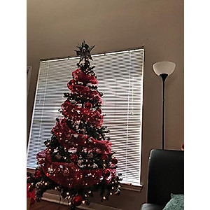 Floral Supply Online - 10 inch x 30 feet Red Metallic Mesh Ribbon. The Exclusive Metallic Red Mesh with A Unique Touch of Color and Sparkle.