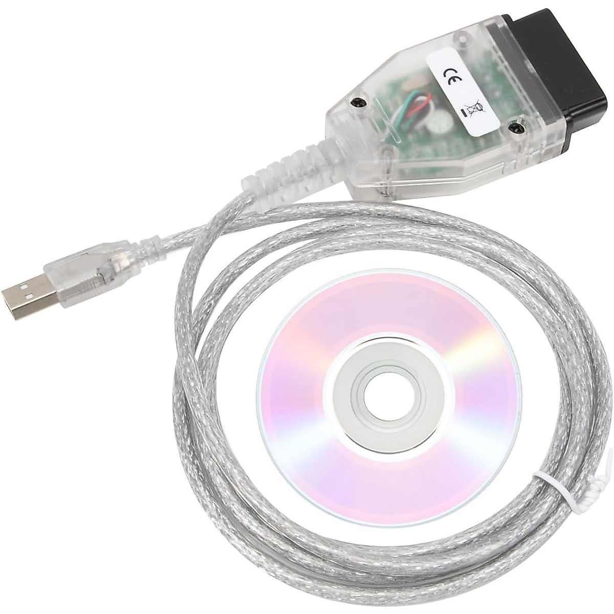 Mini Vci J2534 Cable for Toyota able Connector Scanner Adapter for Toyota TIS Techstream, 16pin Programming Diagnostic Cable TIS Techstream OBD2 USB Cable for Win XP/ WIN7 32 bits