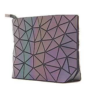 Orita Women Holographic Laser Envelope Clutch Handbag Shoulder Bag Purse, Luminous, One Size