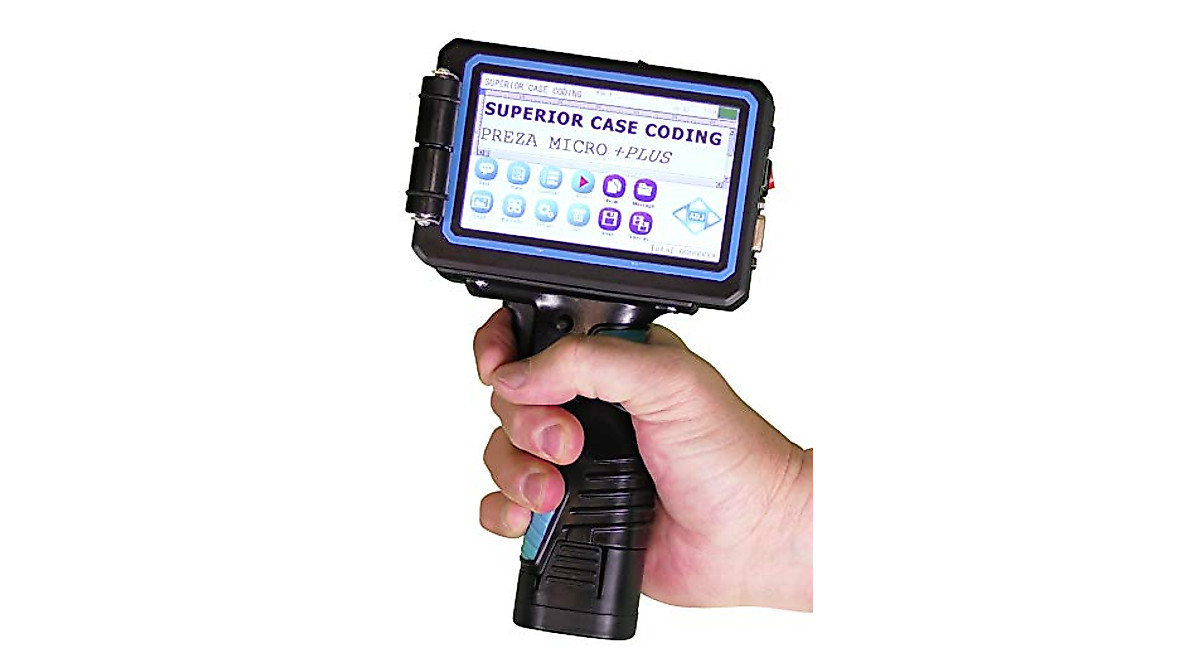 Preza Micro + Plus Handheld Inkjet Printer - Fast Coding