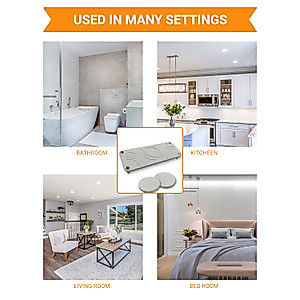 NESTLUXX 3pc Instant Dry Stone Sink Caddy Set - Diatomaceous Earth Material Tray and 2 Coasters, Instant Dry Kitchen Sponge Soap Holder, Water Absorbing, Modern Minimalist Design