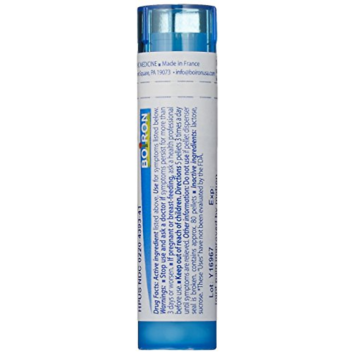 Boiron Rhus Toxicodendron 6C, 5-Pack of 80 Pellet Tubes, Homeopathic Medicine for Joint Pain,