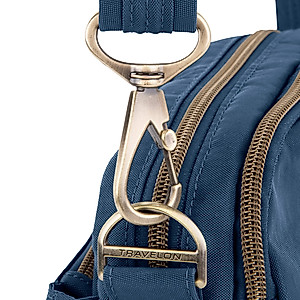 Travelon Anti-theft Signature E/W Shoulder Bag, Ocean