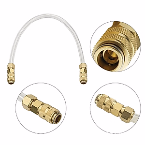 YIYIBYUS Bleed Tube with Bridge Tube,Bleed kit Filler kit Compatible with Seastar Hydraulic Steering Systems