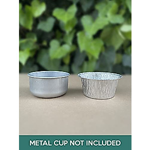 (20 Pack) Grease Cup Foil Liner Compatible with Char-Broil Grills G430-0033-W1 Aluminized Grease Cup and Model 5884694 Universal