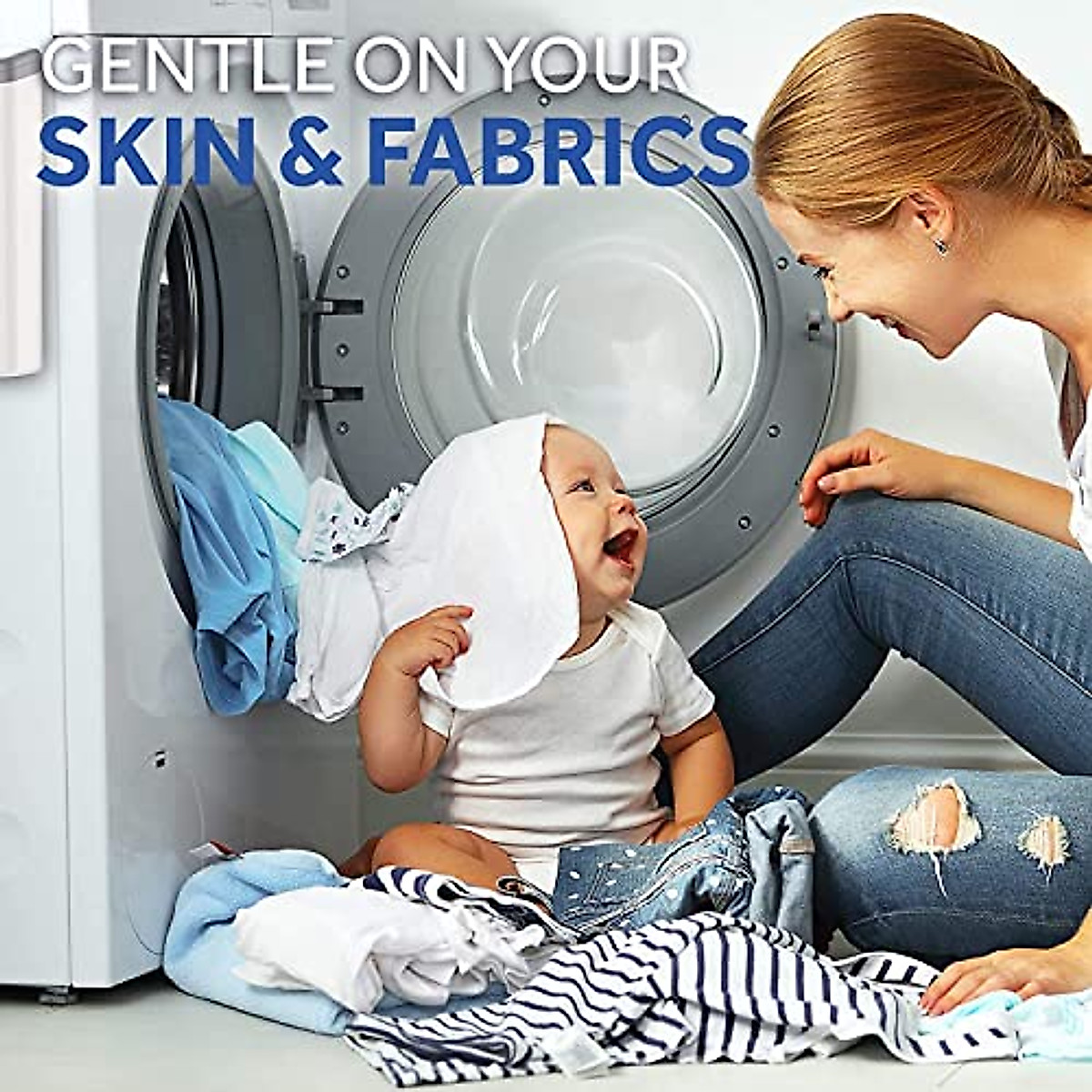 Miracle Made Liquidless Laundry Detergent Sheets - 32 Sheets (64 Loads) - Plant Fresh Scent, Plastic-Free Biodegradable Travel Eco-Strips - Dye, Bleach & Paraben Free - Eco Friendly Travel Detergent