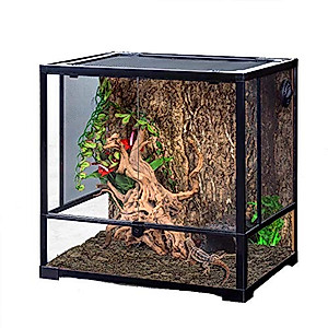 Cork Terrarium Background Natural Cork Bark Backdrop Reptile Climbing Mat Habitat Decor for Spider Lizard Chamelon Turtle Beared Dragon(2 PCS)