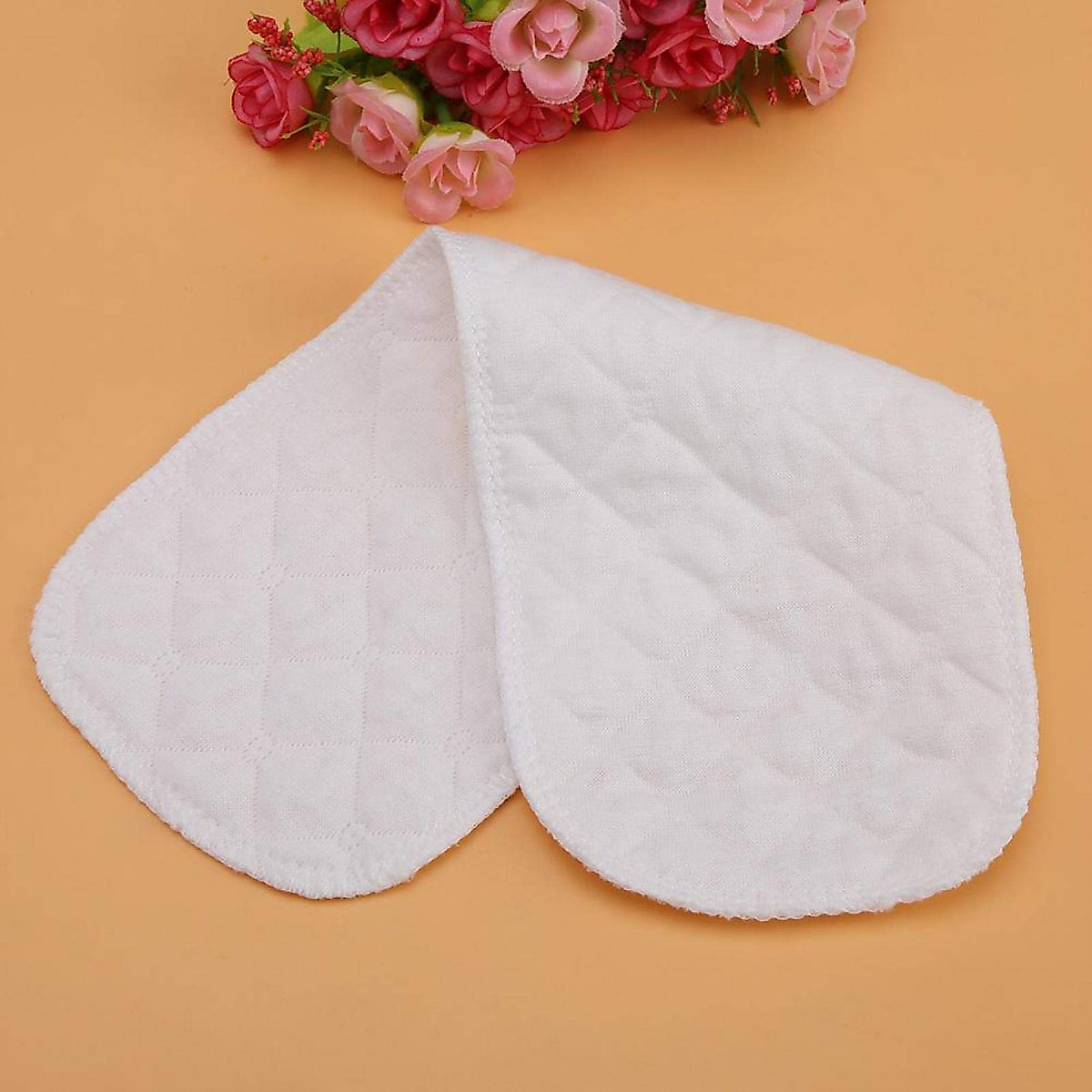 Sonew 10pcs Soft&Breathable Baby Diapers Toddler Cotton Nappy Insert Liners Reusable Cotton Cloth Diaper 12.5 * 4.7in Common Size(3 Layers)