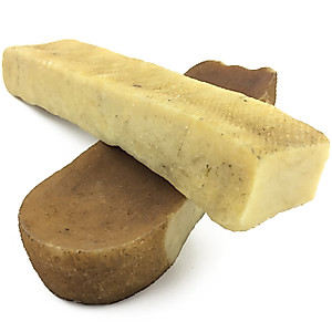 Peppy Pooch Yak Cheese Sticks XL 2 Pack. Long Lasting, Low Odor & Grain Free. All Natural.