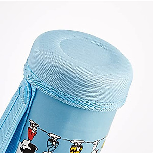 Skater KSTCH6-A Snoopy Two-Tone Water Bottle, 20.3 fl oz (600 ml), Cover Included