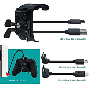 LILYRIN Controller Back Button Attachment Adapter Paddles Trigger for/X//Controller Gamepad
