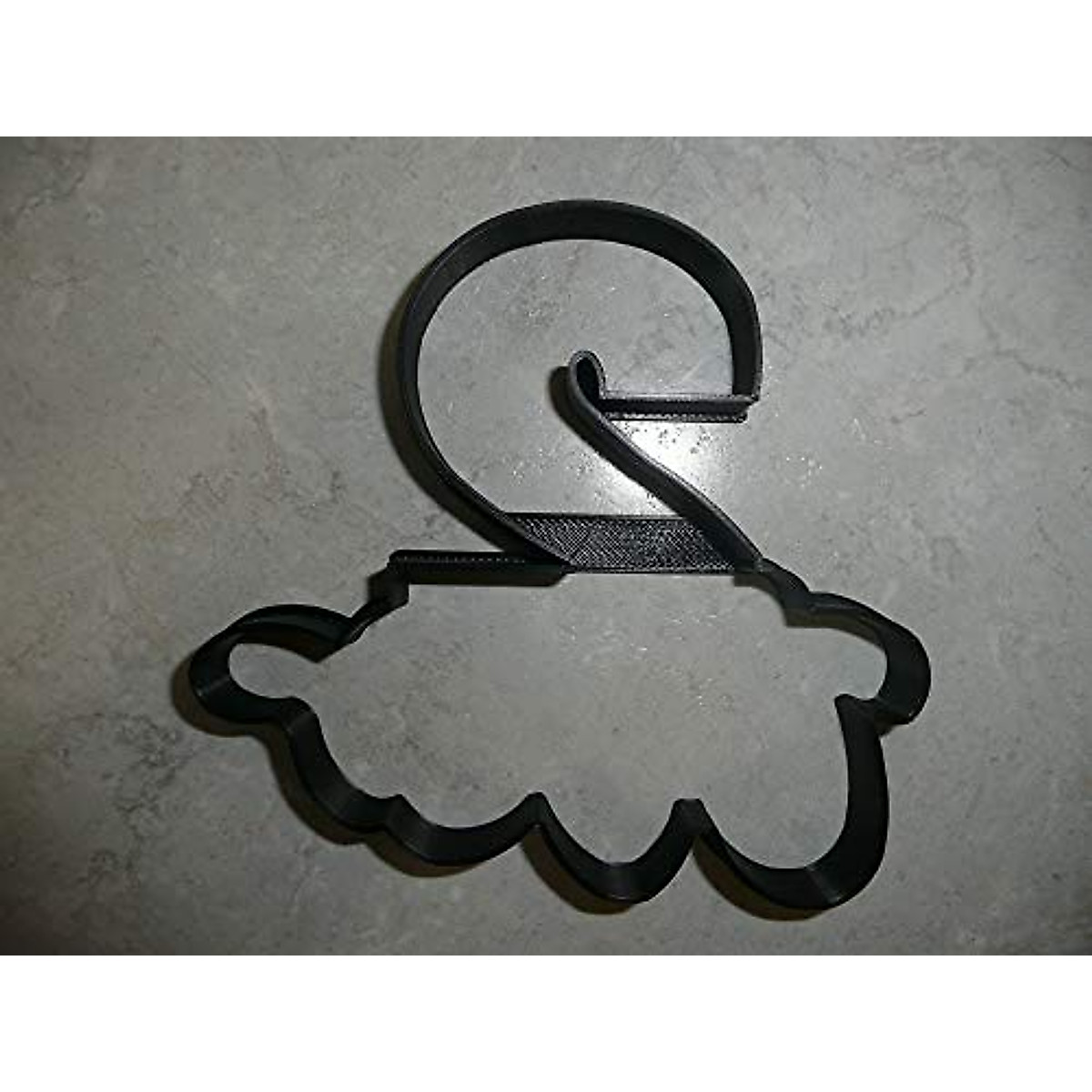FANCY NUMBER TWO 2 WITH WORD OUTLINE BIRTHDAY ANNIVERSARY COOKIE CUTTER MADE IN USA PR3002